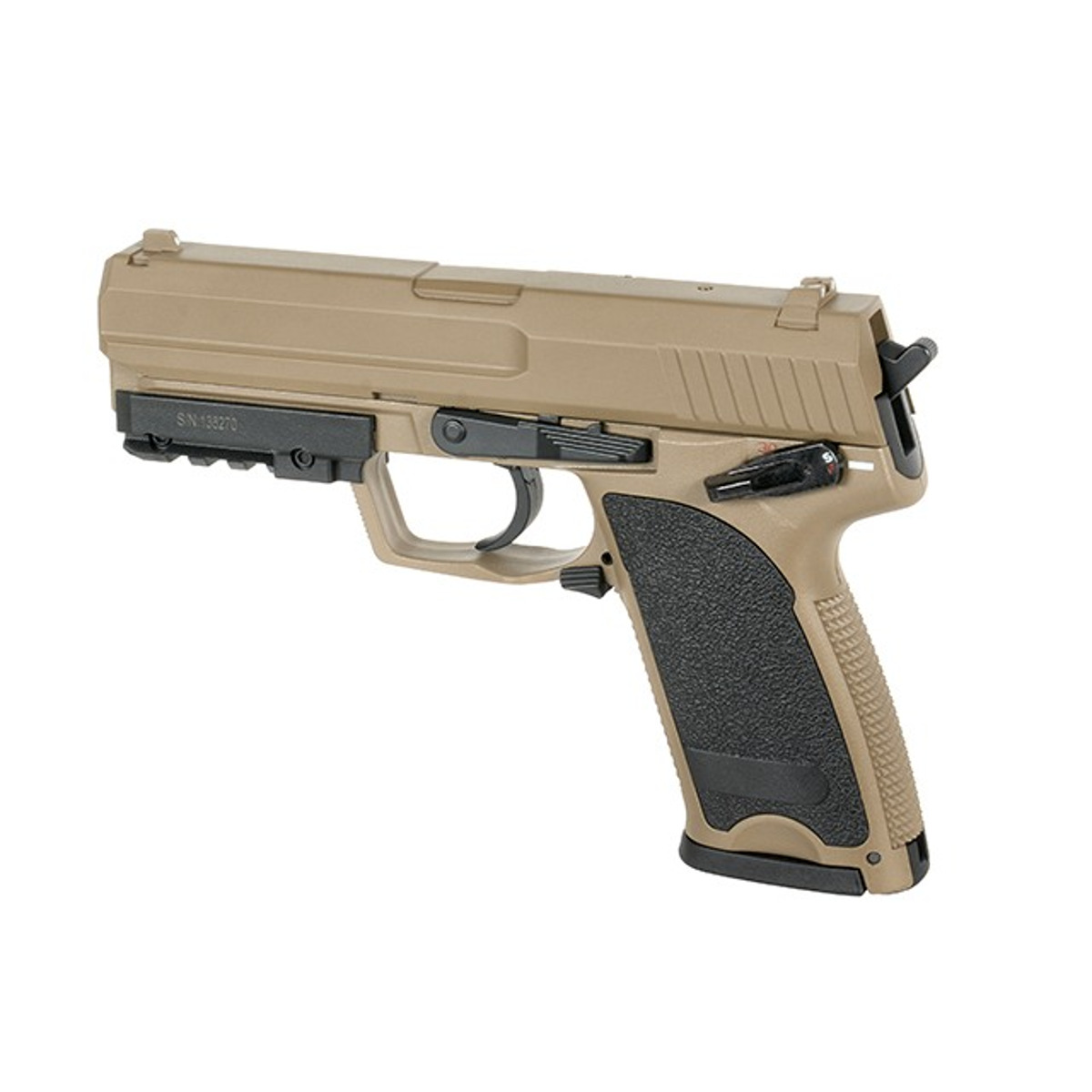 Пістолет USP CM.125S Mosfet Tan [CYMA] - страйкбол і тактичне спорядження
