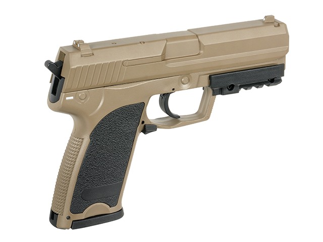 Пістолет USP CM.125S Mosfet Tan [CYMA] - страйкбол і тактичне спорядження
